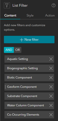 Solved: Filter Tool in List Widget - Esri Community