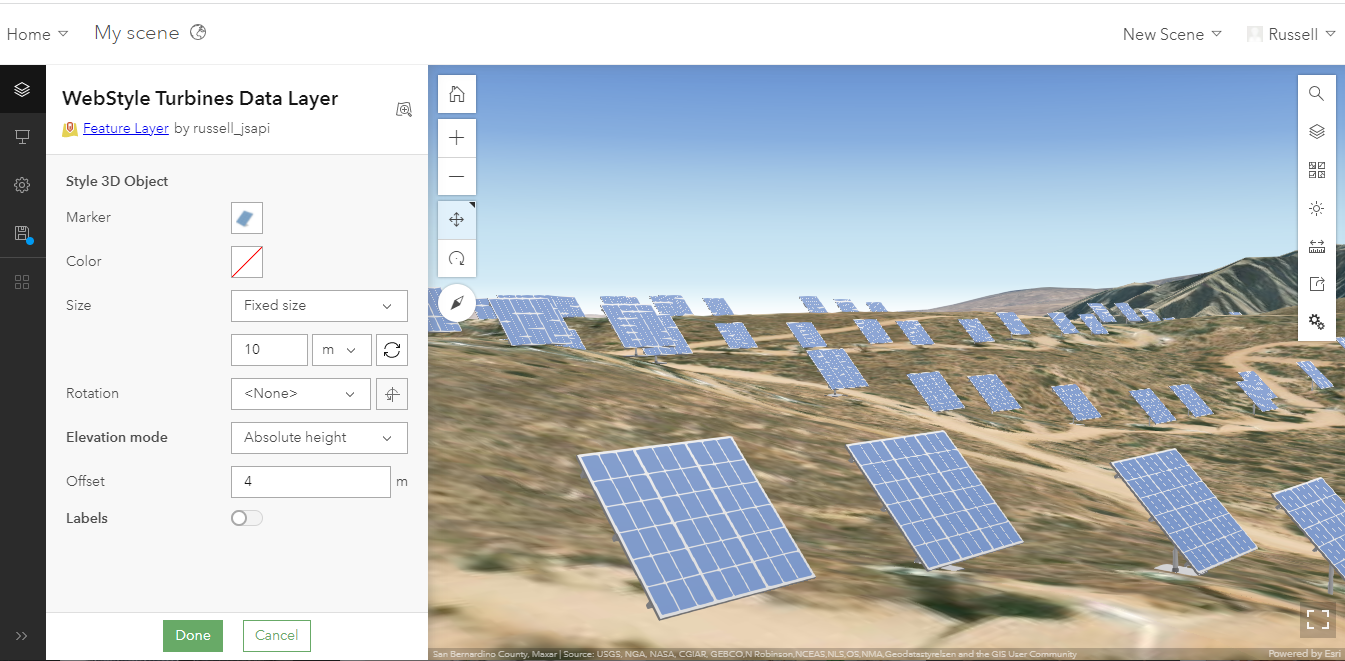 Solar Panel Symbology in ArcGIS Online Scene - Esri Community