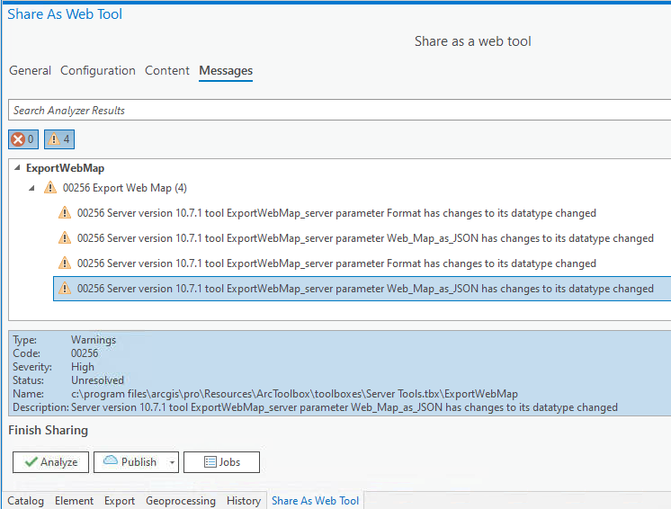 Solved: Publishing Print Tool - Warning 00256 Export Web M... - Esri ...