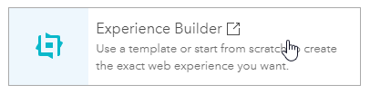 How to create an Experience Builder application wi... - Esri Community