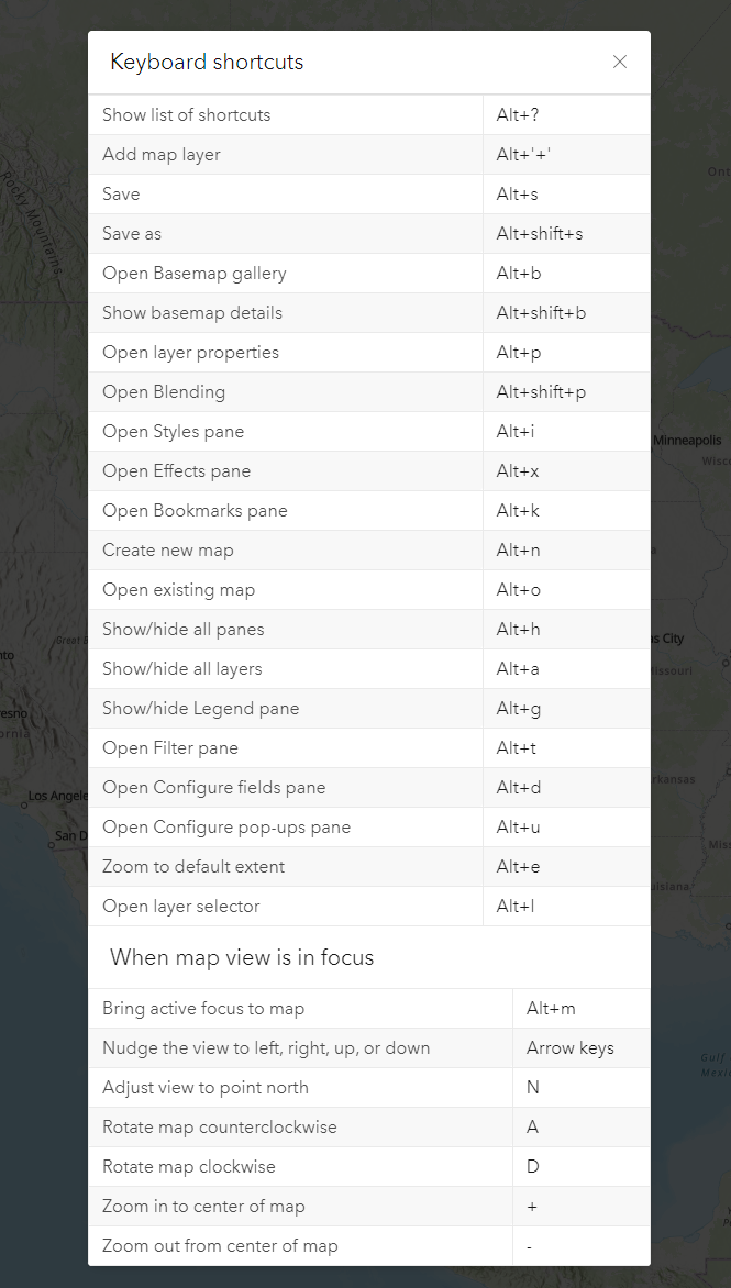 Solved: New Map Viewer- expand panels by default - Esri Community