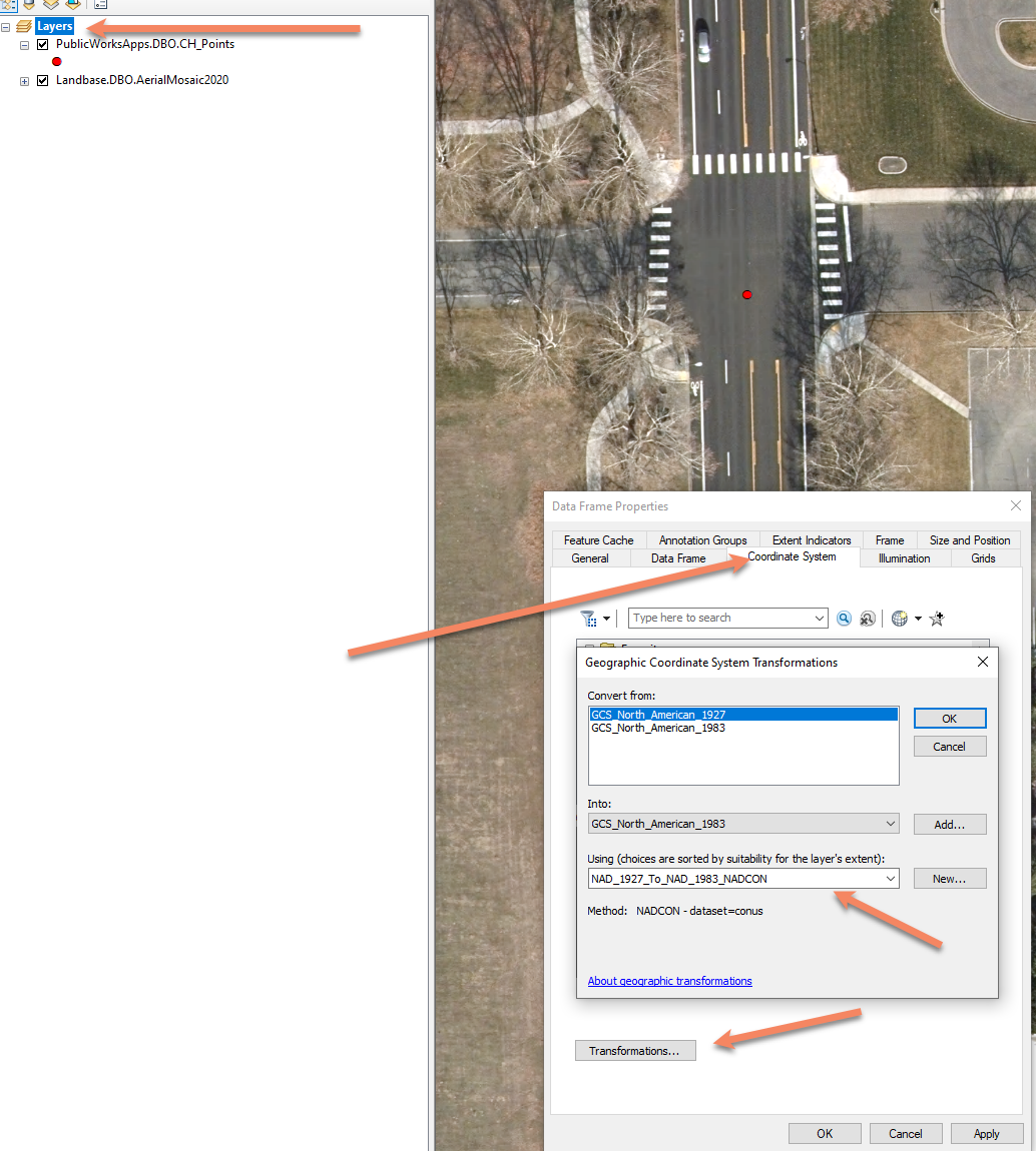 Solved: Offset in projected dataset in Pro comparing to Ar... - Esri ...