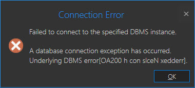 Connection Error: OA200 - Esri Community
