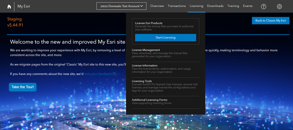 More License functionality added to the My Esri Be... - Esri Community