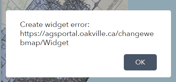 Create Widget Error - Esri Community