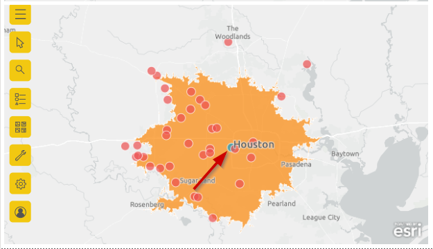 ARCGIS drive time layers not overlapping - Esri Community