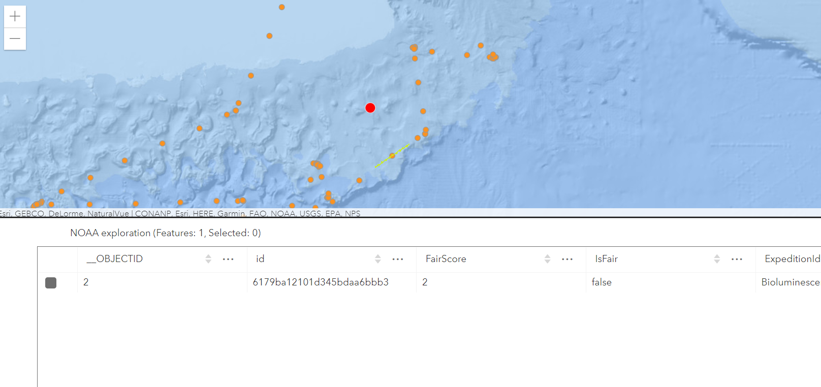 Solved: How to add selected featuter layer to FeatureTable... - Esri ...