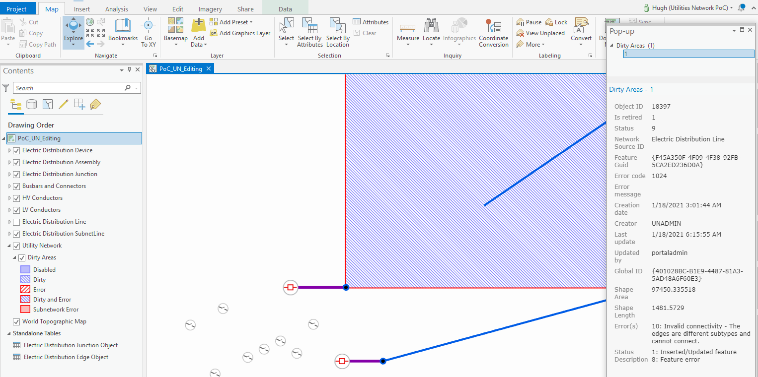 Solved: Dirty Area Status meaning - Esri Community