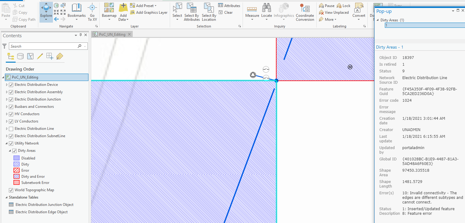 Solved: Dirty Area Status meaning - Esri Community