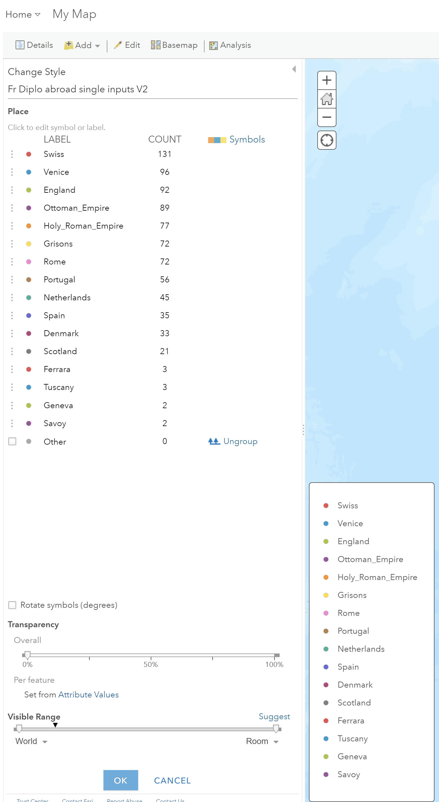 Sizing Symbology Based on repeated entries - Esri Community