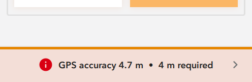 Solved: QuickCapture tracks, accuracy threshold met/exceed... - Esri Community
