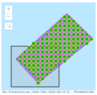 Solved: Get intersection of polygon and point graphics - Esri Community