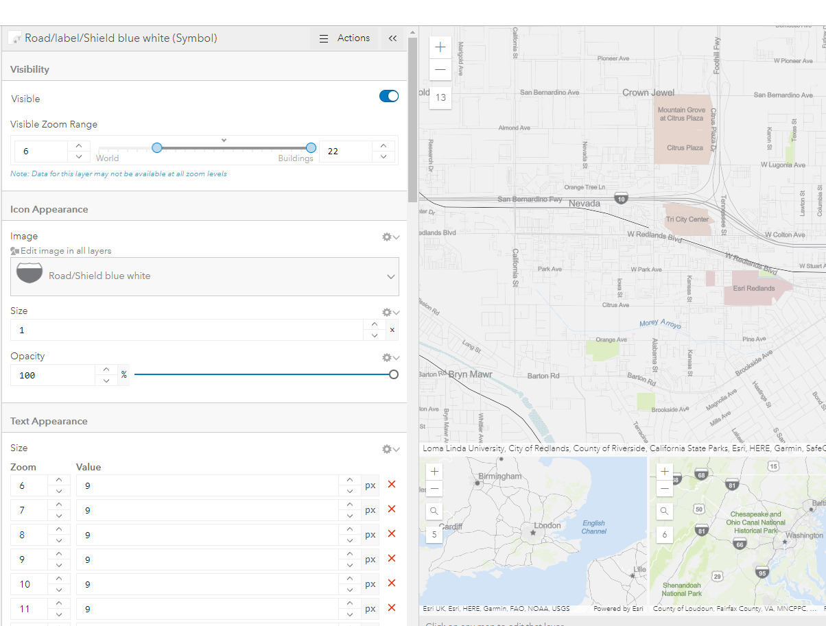 Basemap Made From Vector Tile Style Editor Has Inc Esri Community