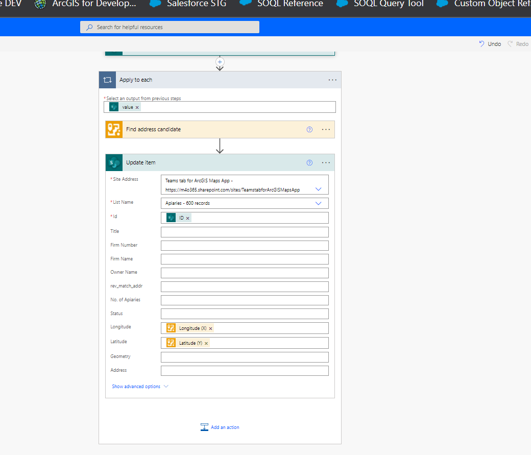 Solved: Geocode SharePoint List using Power Automate Workf... - Esri Community