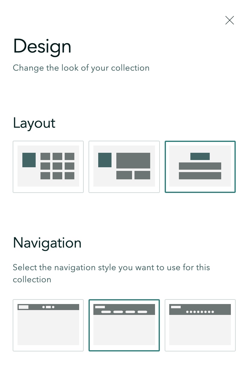 Customize "Get Started" button in Collections - Esri Community