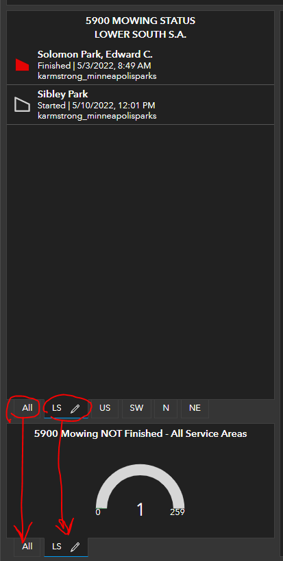 Solved: Click Stacked List Tab, Also Makes Active Associat... - Esri ...