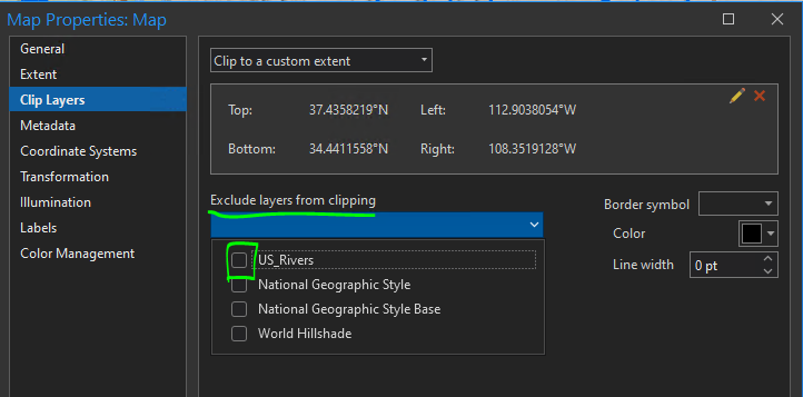 A Cliped shapefile in the Layout of the display pr... - Esri Community