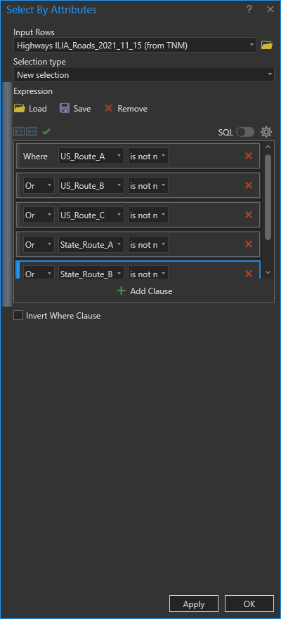 Enlarge expression box in 'Select By Attributes' w... - Esri Community