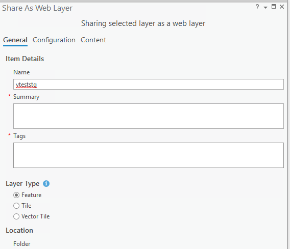 Unable to publish a layer referenced to registered... - Esri Community
