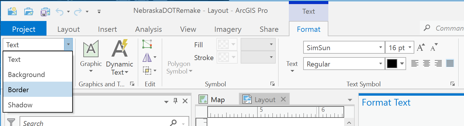 Text format tab - symbol group grayed out? - Esri Community