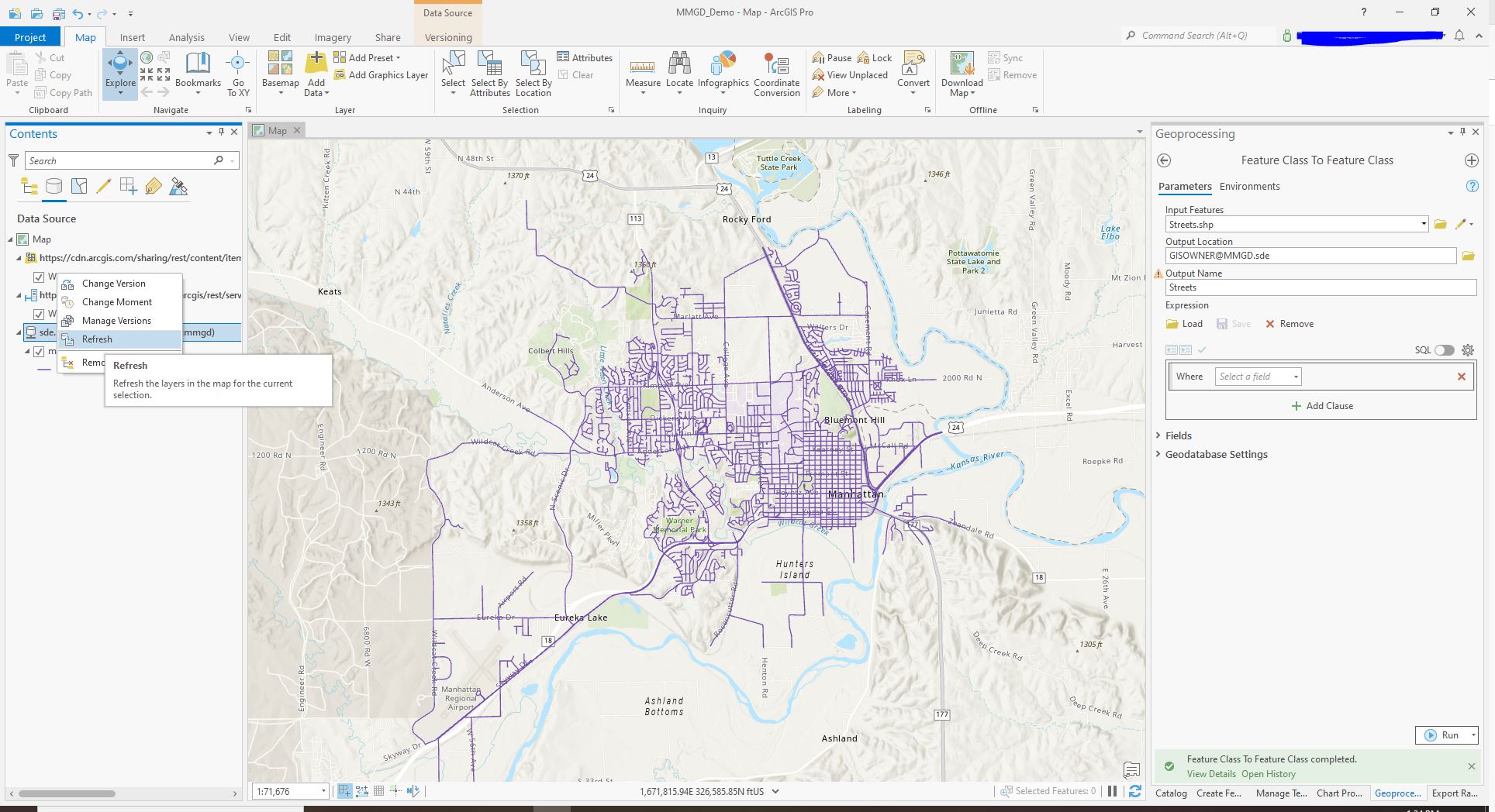 Solved: Refresh disabled in table of contents - Esri Community