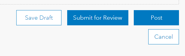 How to Create, Review, and Post A Blog Article - Esri Community