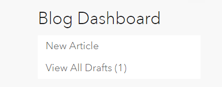 How to Create, Review, and Post A Blog Article - Esri Community