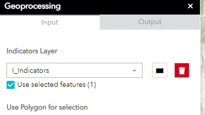 Geoprocessing widget ignores the Use selected feat... - Esri Community