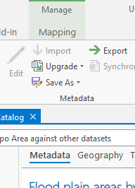 Add a delete metadata button to ArcGIS Pro - Esri Community