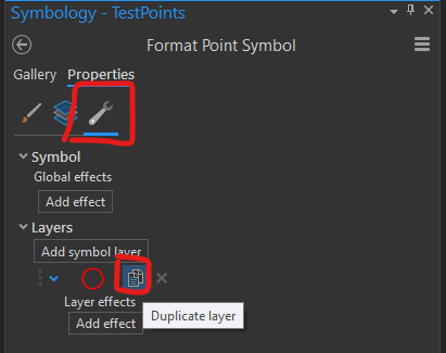 Solved: How do I make ArcGIS Pro point symbols with two di... - Esri ...