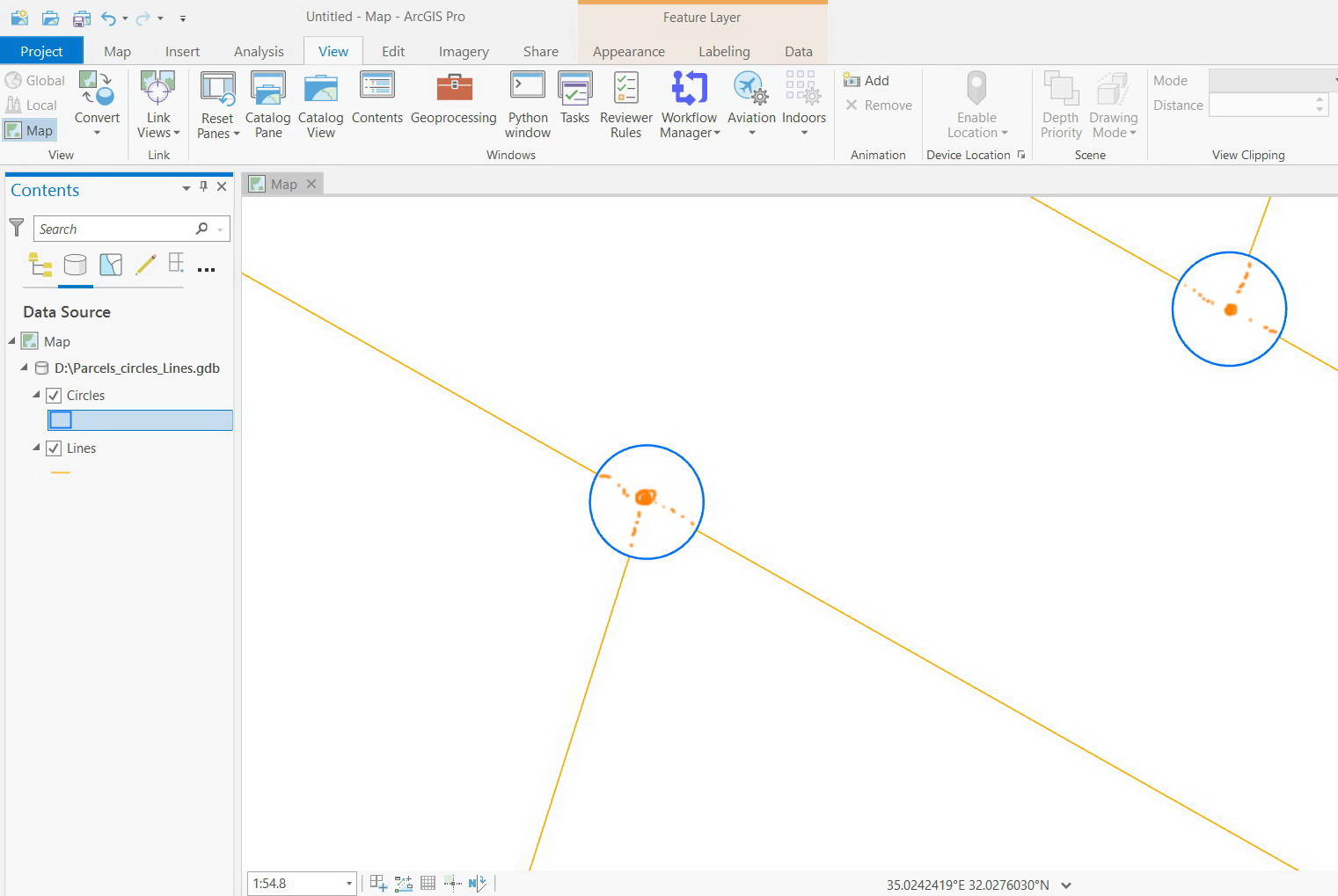 Solved: ArcGIS Pro 2.7: How to get lines extended to cente... - Esri ...