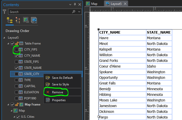 Pro Map Series dynamic tables - Esri Community