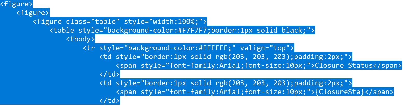 Solved: Popup table width formatting with conditional row ... - Esri ...