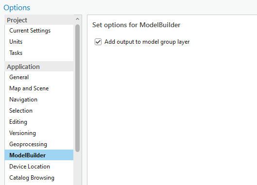 Solved: Disable the "Modelbuilder" map group when adding o... - Esri Community