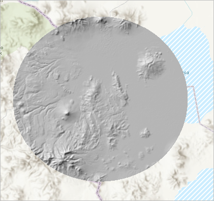 Solved: How to calculate relief with a radius of 2 km from... - Esri ...