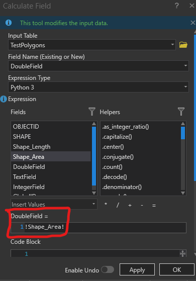 Solved: How to copy a field (column) values to paste in an... - Esri ...