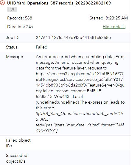 Error when assembling data Survey123 Report - Esri Community
