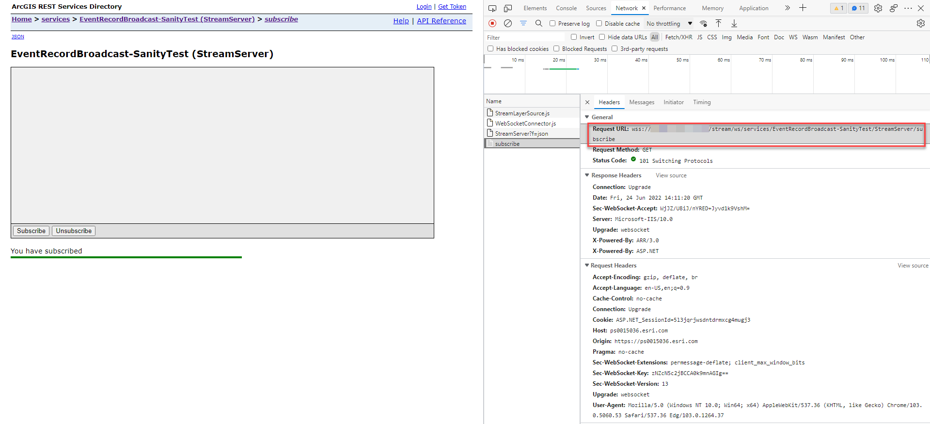 IIS/ARR Proxy for GeoEvent Server & Stream Service... - Esri Community