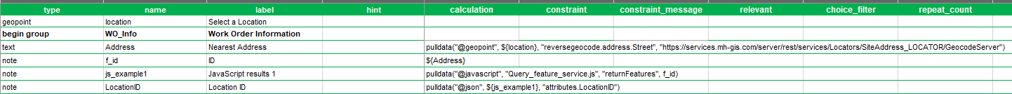 Survey123: pulldata from another survey - Esri Community