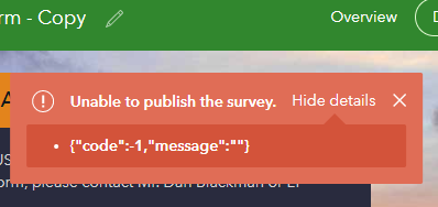 Solved: webform issue after After Survey 123 September 202... - Esri Community