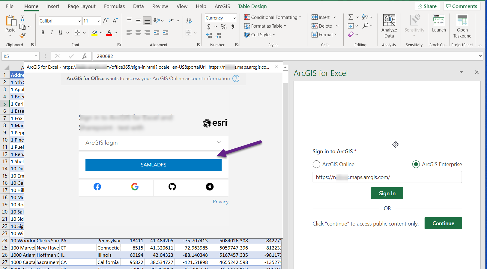 Solved: Set Default Organization URL in ArcGIS for Excel - Esri Community