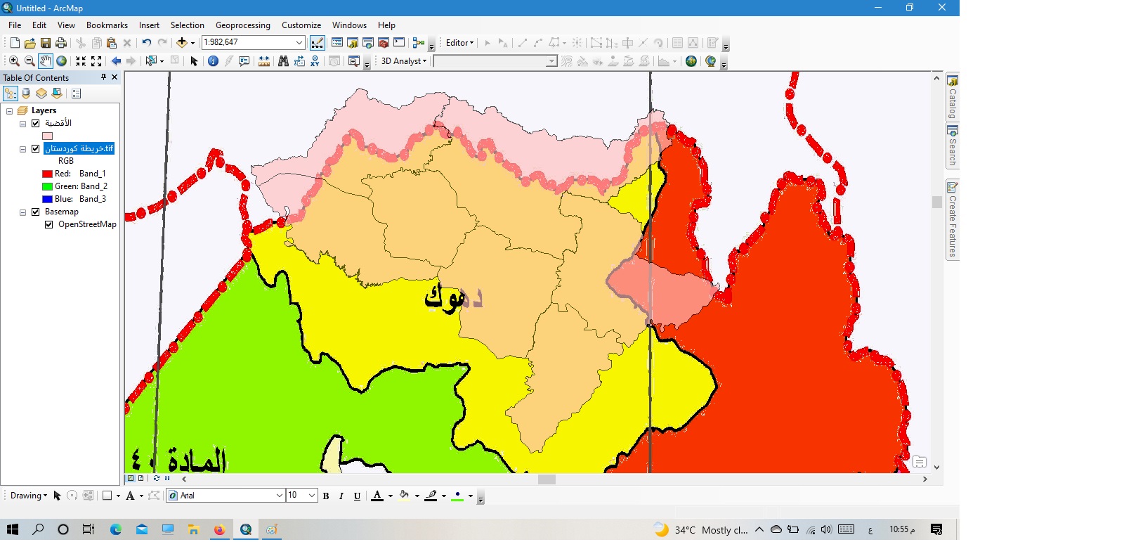 Solved: Mapping and nature of the cartographic projection - Esri Community