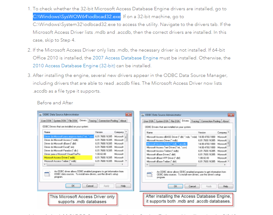Connecting Microsoft Access accdb to ArcGIS - Engi... - Esri Community