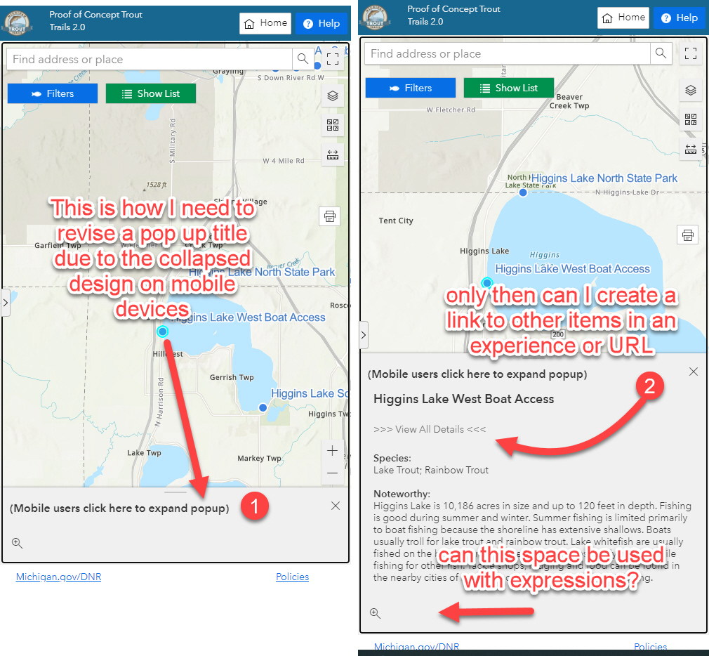 Map Viewer Pop up considerations for Experience Bu... - Esri Community