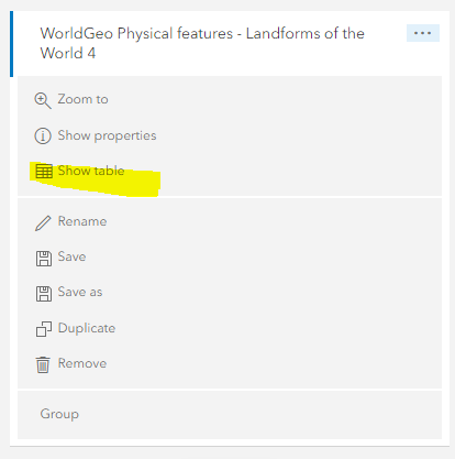 Table Widget in new Map Viewer - Esri Community