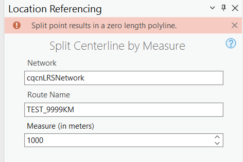 Solved: Split Centerline By Measure => Split point results... - Esri Community