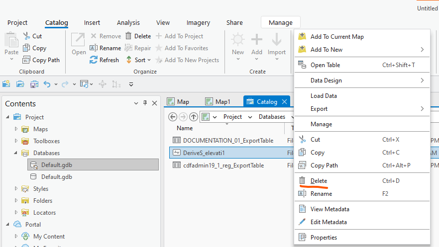 Combine Catalog View and Catalog Pane - Esri Community