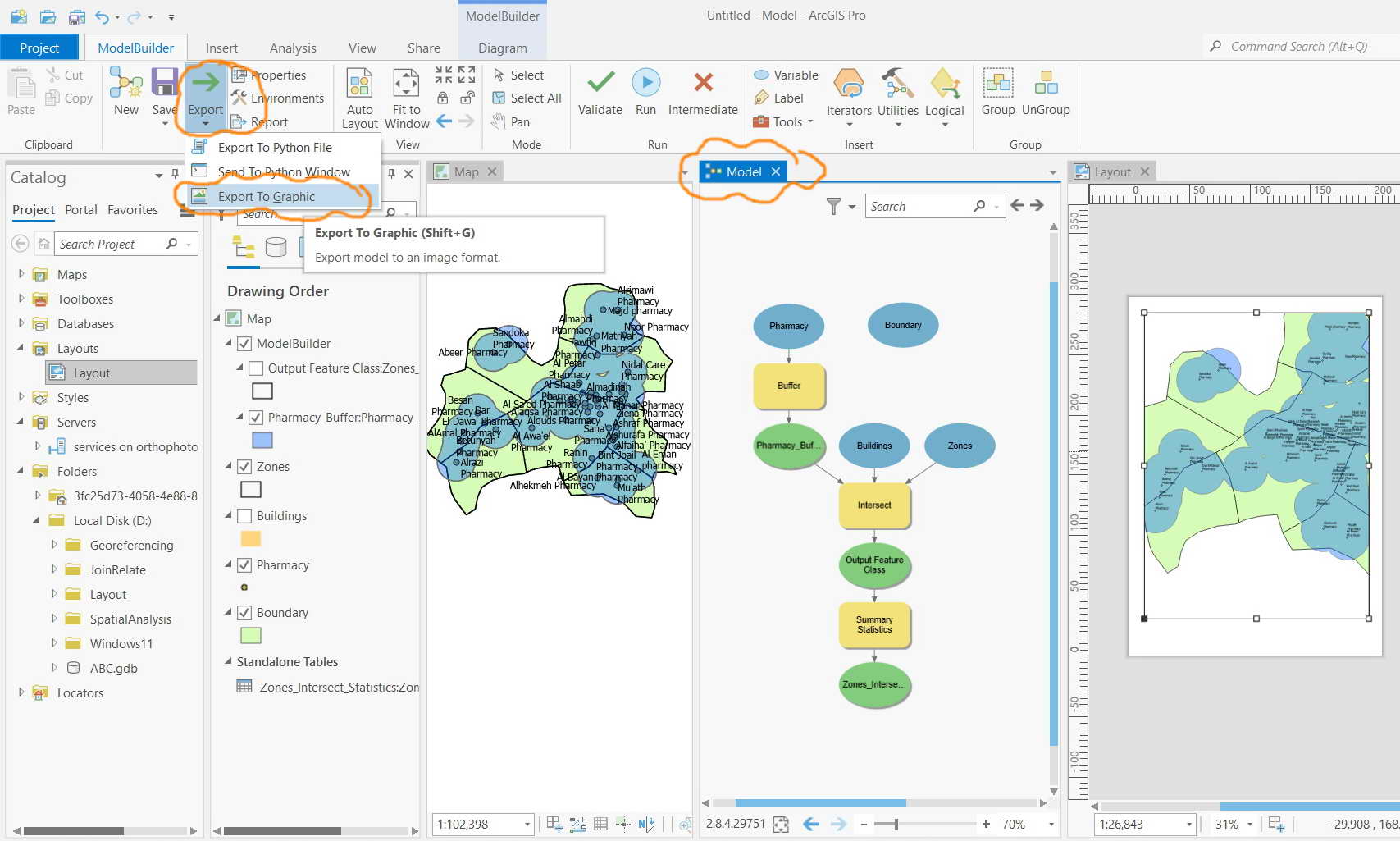 ArcGIS Pro 2.8.4: How to print the model in A4 pap... - Esri Community