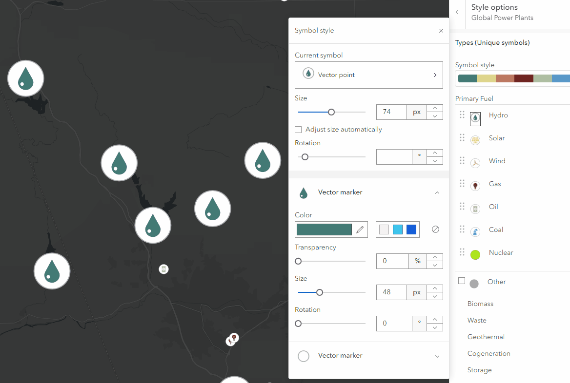 Customize color of included point icons - Esri Community