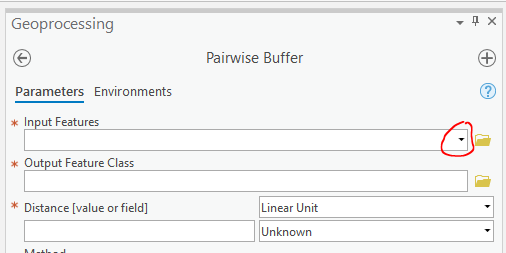 How to Add a Dropdown in a Custom Tool To Select D... - Esri Community